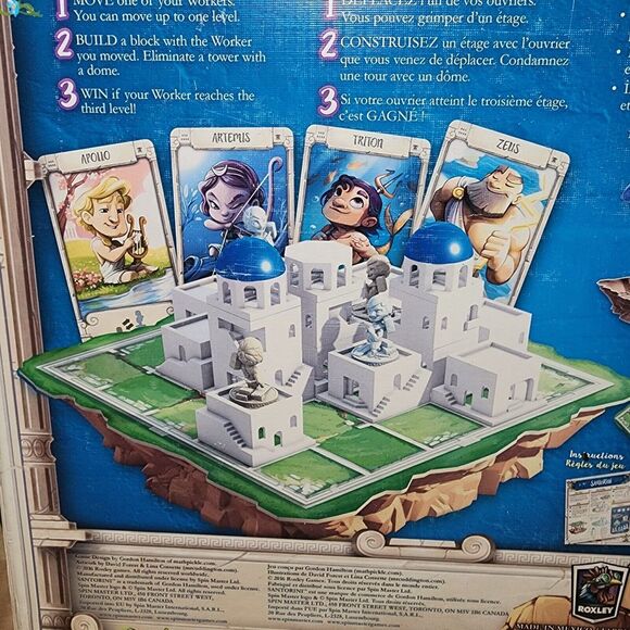 Games | Santorini Board Game Spin Master Roxley 216 Gordon Hamilton 100 ...